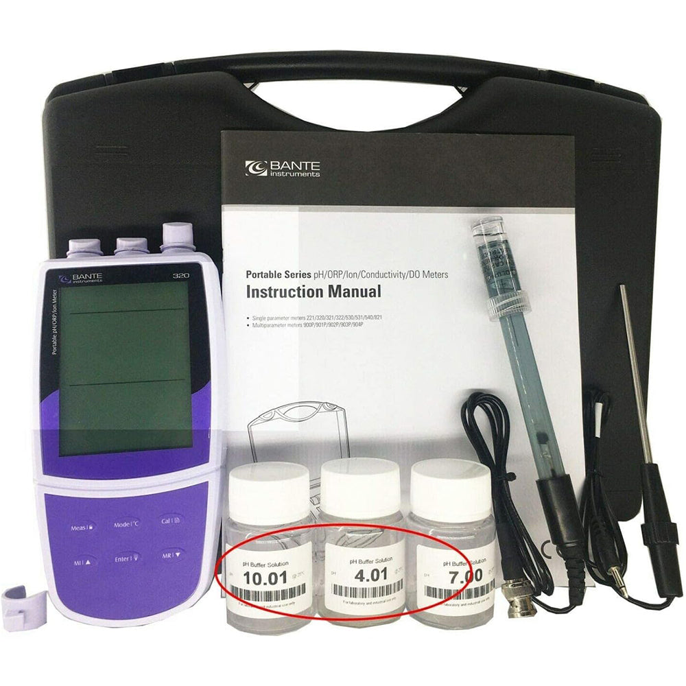 VTSYIQI Portable Handheld pH ORP Meter lon meter Kit Temperature Displ