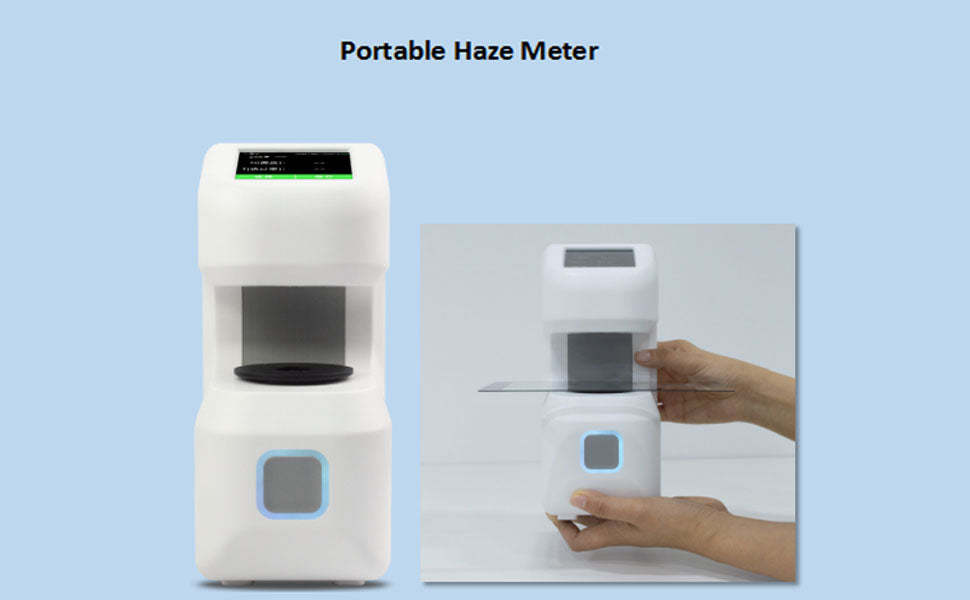 VTSYIQI Haze Meter Touch Screen Hazemeter Light Transmission Tester wi