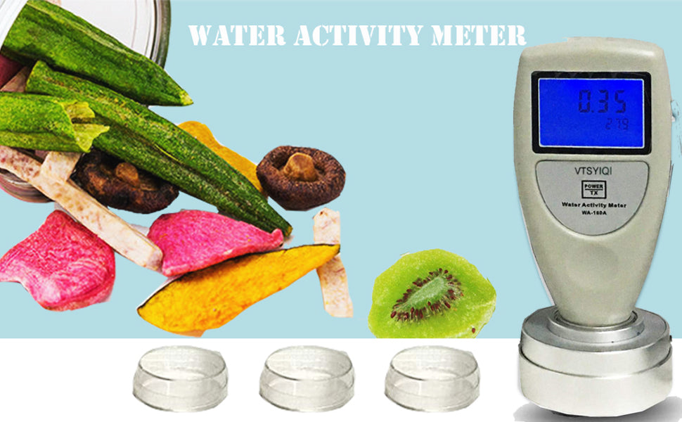 VTSYIQI Water Activity Meter Tester Monitor Analyzer AW Monitor For Fo