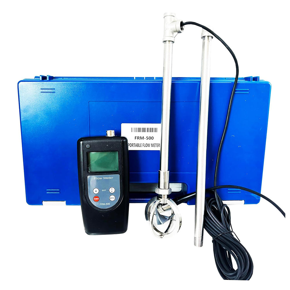 VTSYIQI Portable Water Velocity Meter Flow Rate Meter Flow Velocity Me