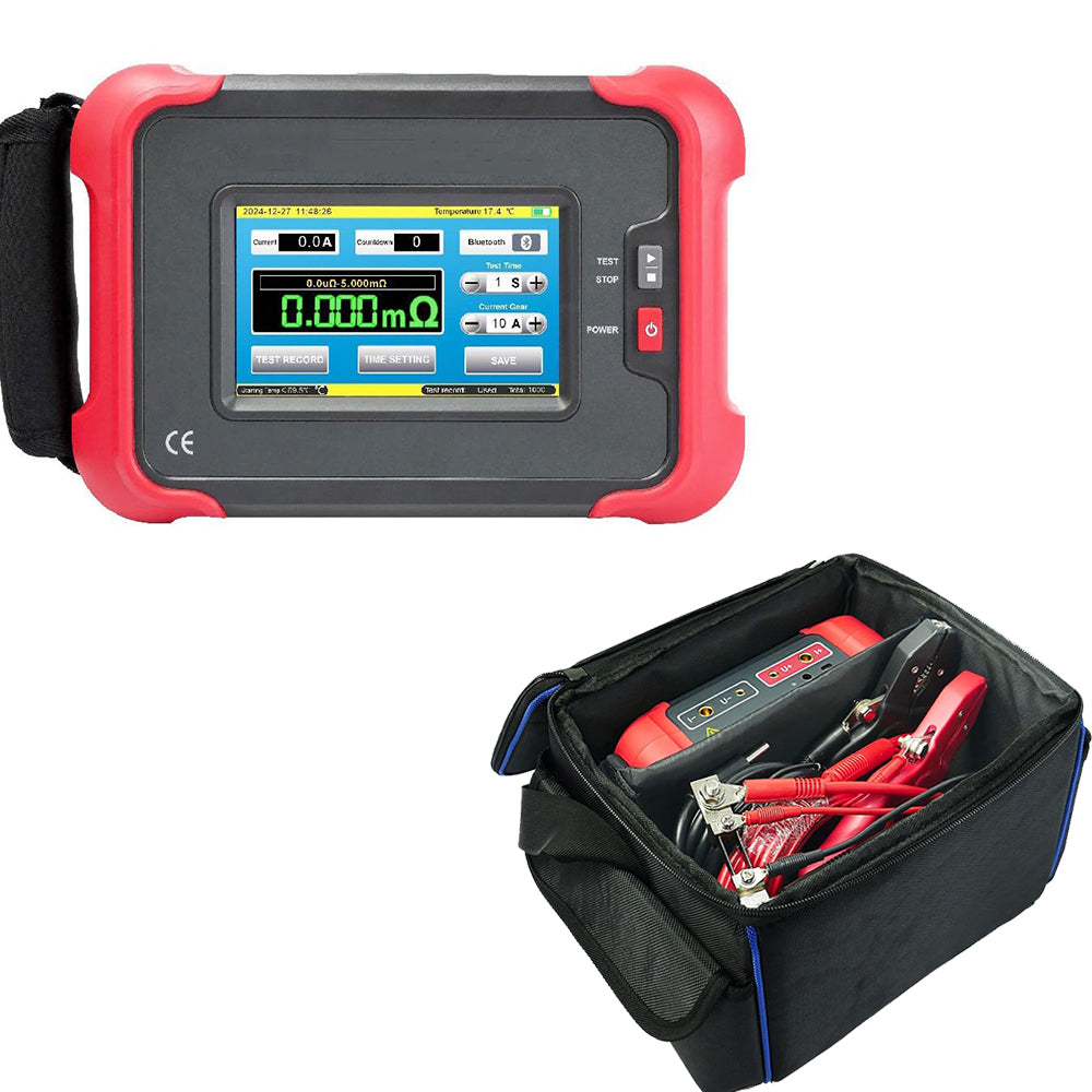 VTSYIQI Handheld Contract Loop Resistance Tester Contact Resistance Me