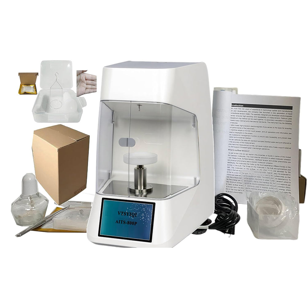 VTSYIQI Liquid Surface Tension Meter Tester Surface Tensiometer Du Nou