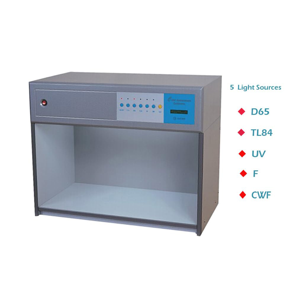 VTSYIQI Light Booths Color Matching Cabinet Color Assesment Cabinet Cu
