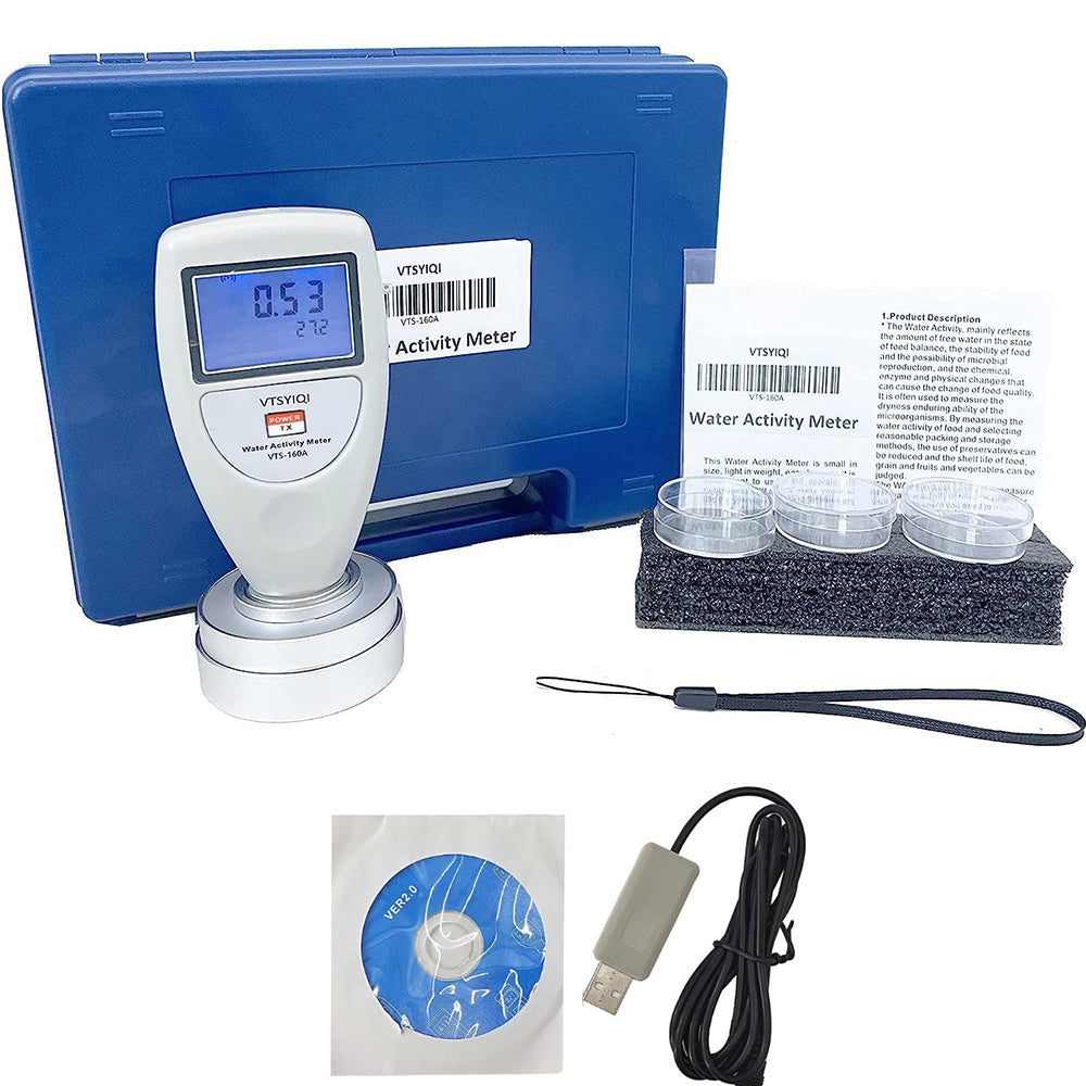VTSYIQI Portable Water Activity Meter Food Water Activity Meter with U