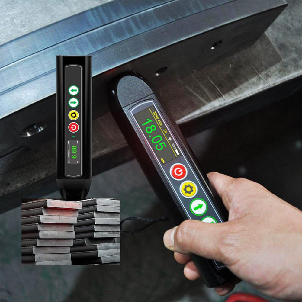 VTSYIQI Portable Electromagnetic Ultrasonic Thickness Gauge Non-Contac