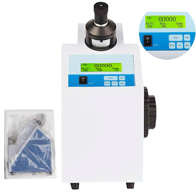 VTSYIQI Digital ABBE Refractometer Brix Refractometer Benchtop Refract