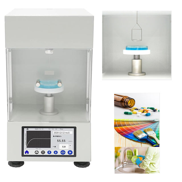 VTSYIQI Automatic Liquid Surface Tension Meter Lab Surface Tension Mea