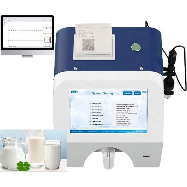 VTSYIQI Dual Pump Milk Analyzer Dairy Composition Analyzer Goat UHT Co