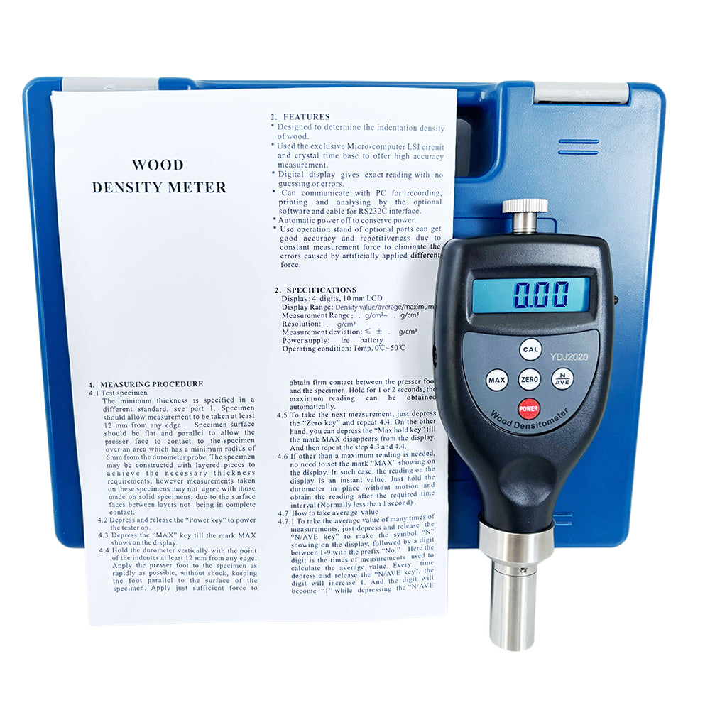 VTSYIQI Wood Density Tester Solid Wood Pinus Silvestris Beams Density