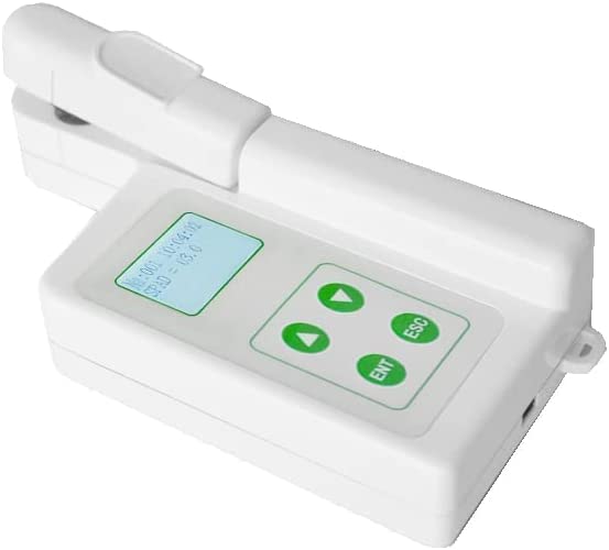 VTSYIQI Chlorophyll Tester Meter Analyzer Non Injured Plant Leaf Chlor