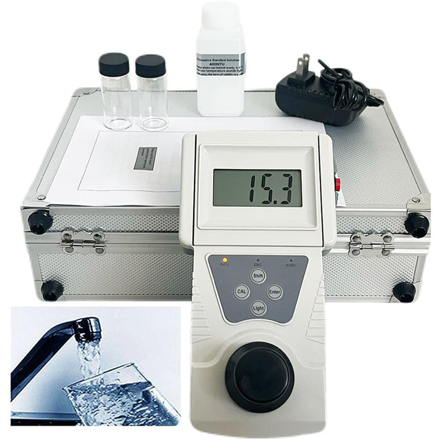 VTSYIQI Digital Turbidimeter NTU Turbidity Meters with Minimum Indicat