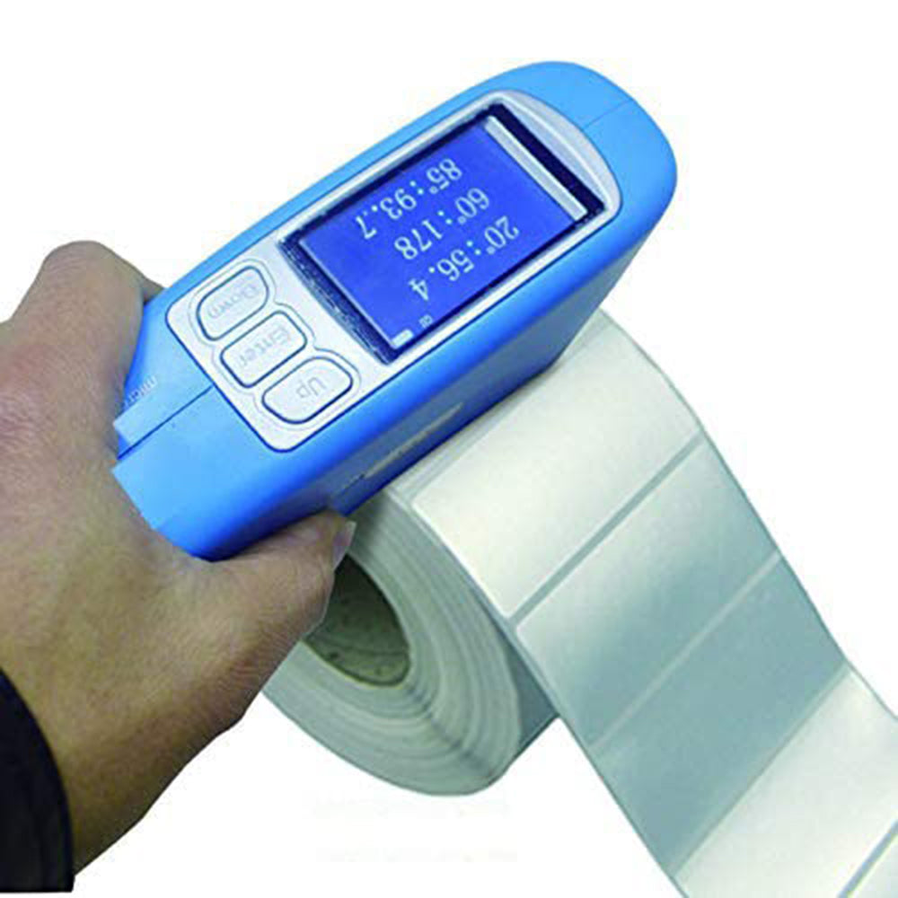 VTSYIQI Digital Glossmeter 60 Degree Gloss Tester Single Angle Portabl