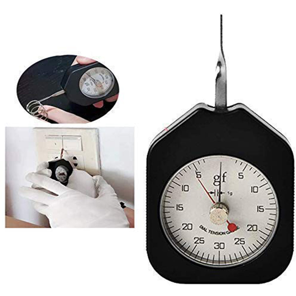 VTSYIQI Dial Tension Gauge Meter Tester tensiometer for Textile Small