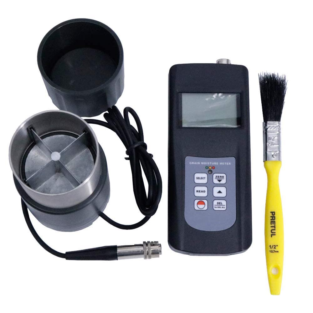 VTSYIQI Digital Grain Moisture Meter Grist Corn Oat Rice Pepper Water