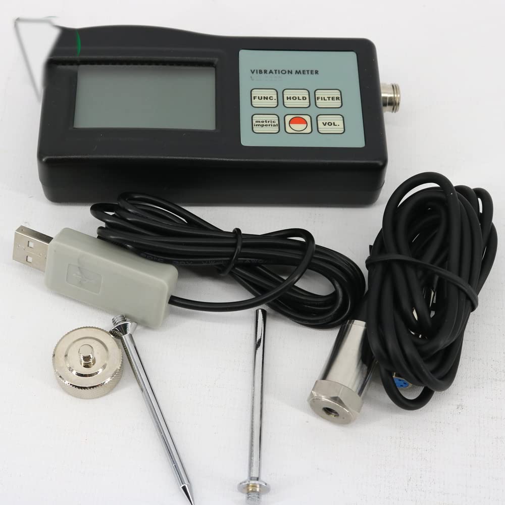 VTSYIQI Vibration Meter Vibrometer Vibrate Testing Gauge for Machinery