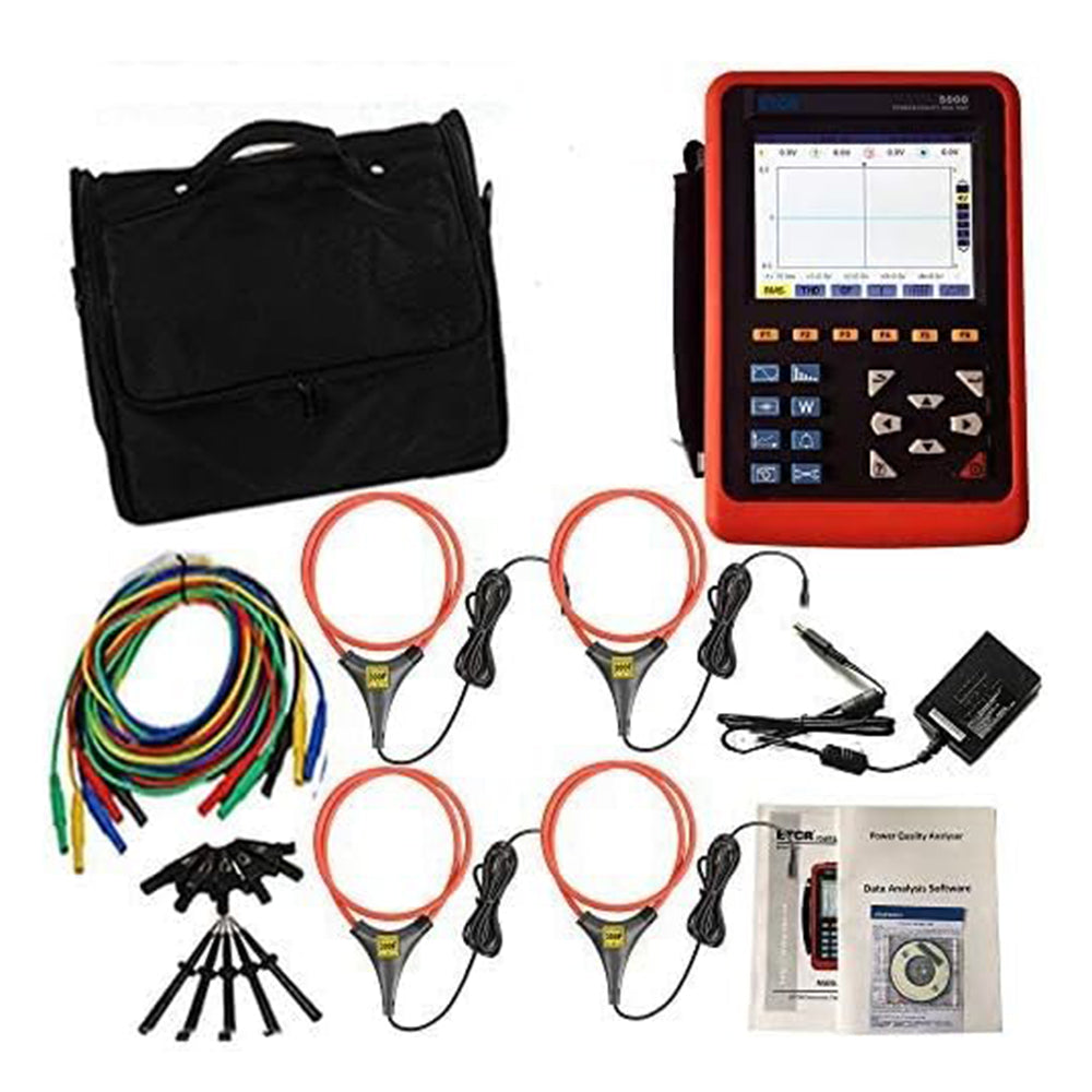 VTSYIQI Power Quality Analyzer Meter Three Phase Power Quality and Ene