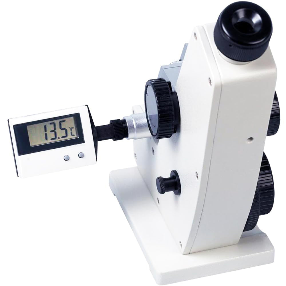 VTSYIQI Abbe Refractometer Monocular Refractometer Benchtop Refractome