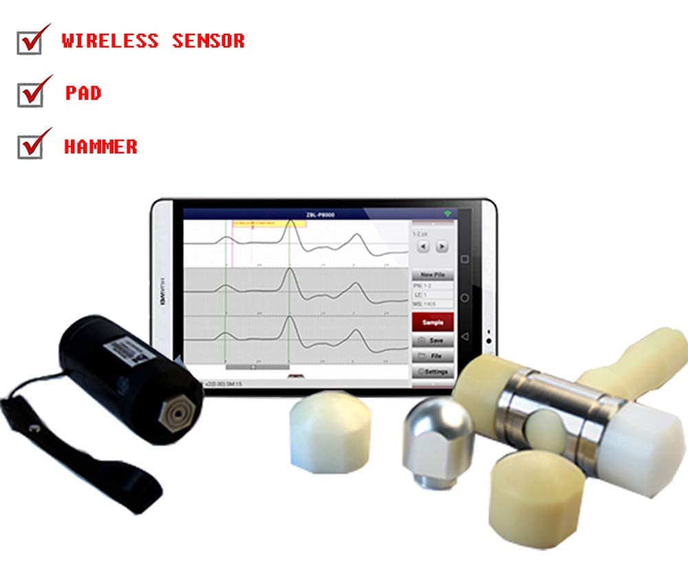 VTSYIQI Foundation Pile Monitor Project Pile Reflected Wave Method for