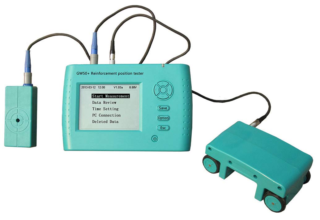 VTSYIQI Digital Rebar Locator Concrete Rebar Scanner rebar Locator Con