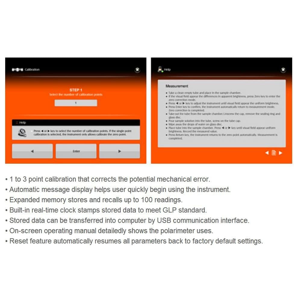 VTSYIQI Semiautomatic Polarimeter Multiparameter Polarimeter with Opti