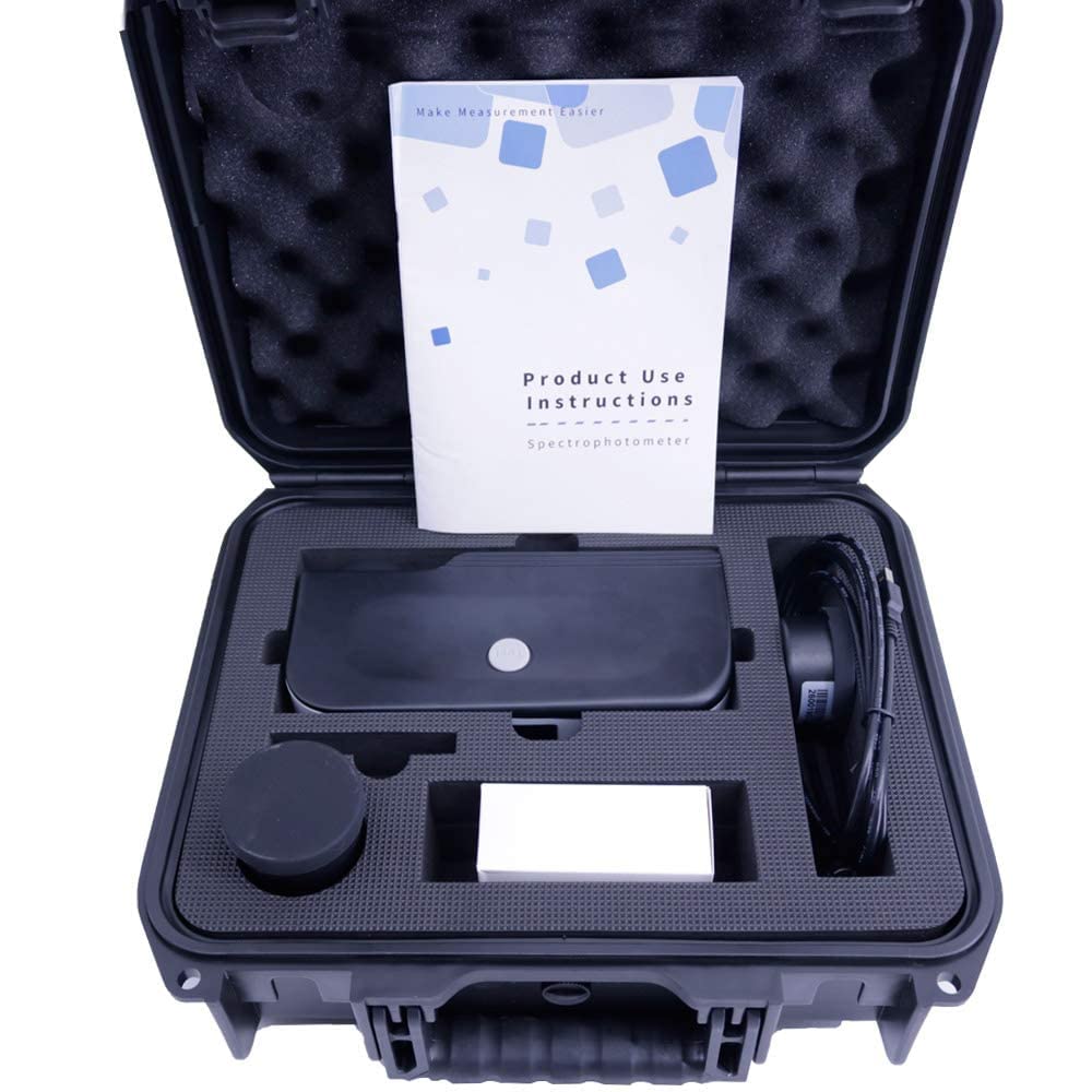 VTSYIQI Spectrophotometer d/8 Colorimeter Color Matching with 18 Light
