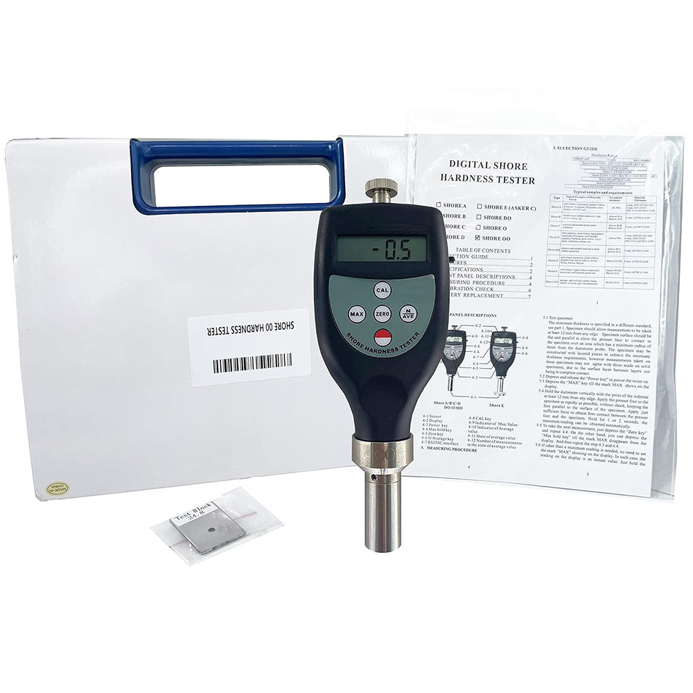 VTSYIQI Digital Shore OO Hardness Tester Durometer Soft Rubber Hardnes