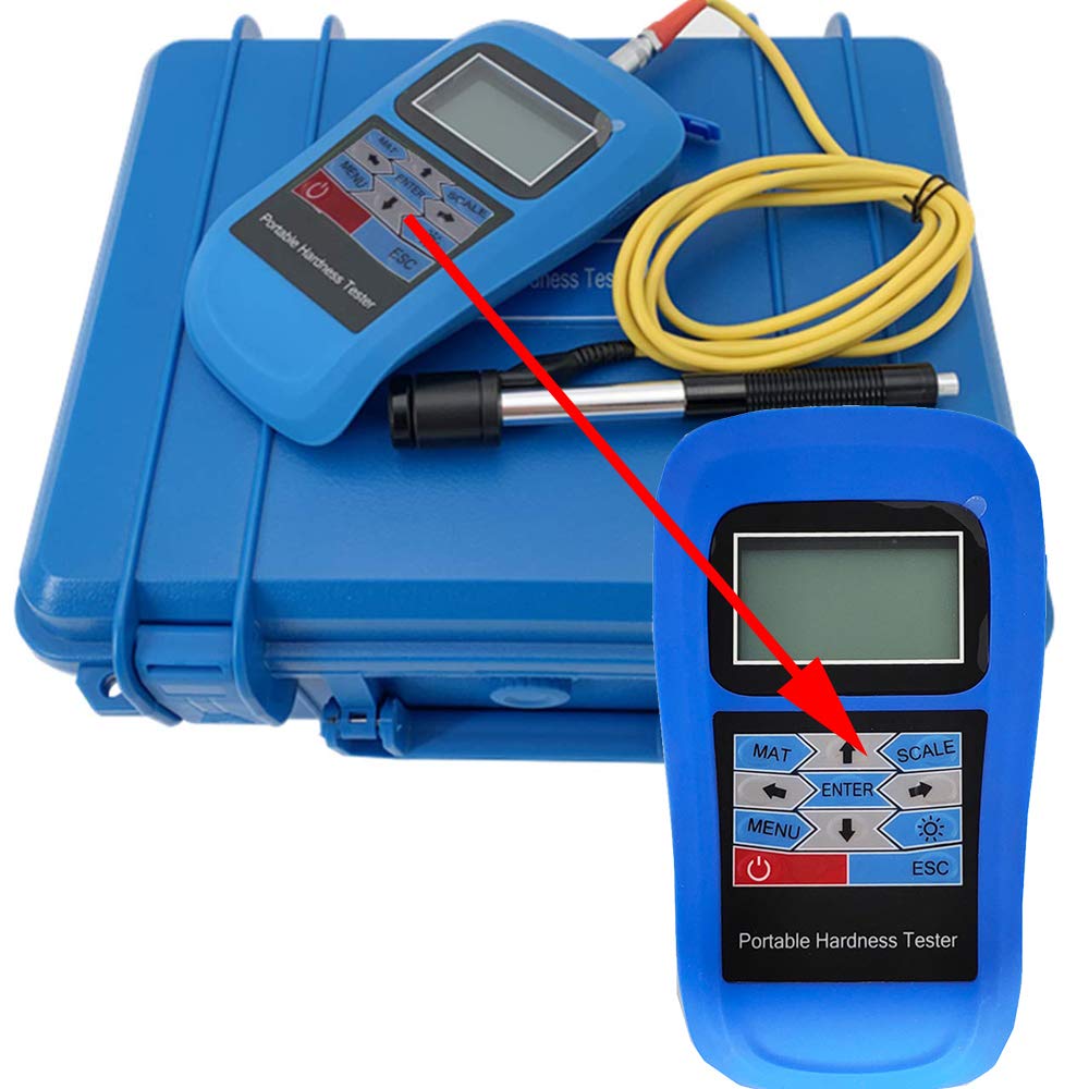 VTSYIQI Portable Large Screen Leeb Hardness Durometer Tester Metal Har