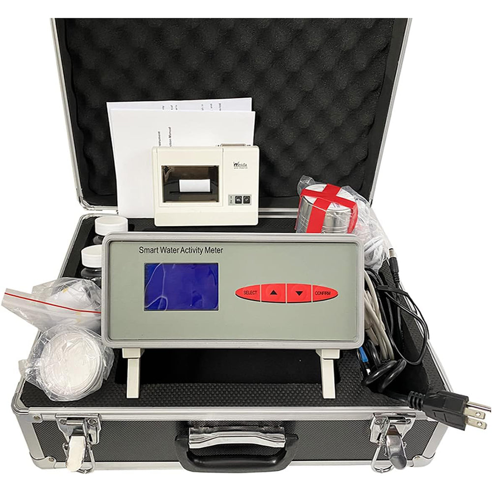 VTSYIQI Water Activity Meter Tester Analyzer Monitor Real Time Print F