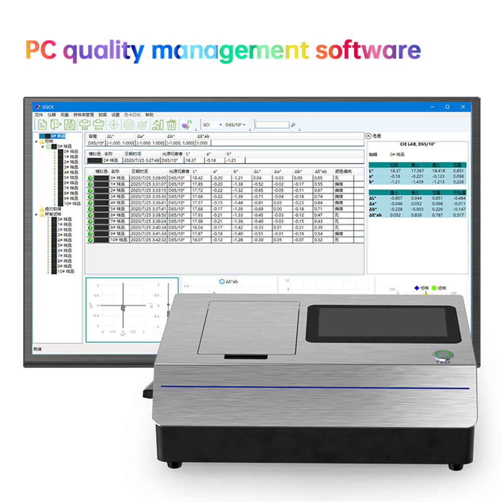 VTSYIQI Benchtop Liquid Colorimeter Desktop Liquid Colorimeter with Co