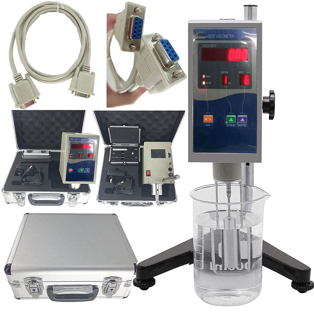 VTSYIQI Viscosity Meter Rotational Viscometer 1 to 2000000mPa·s for Oi