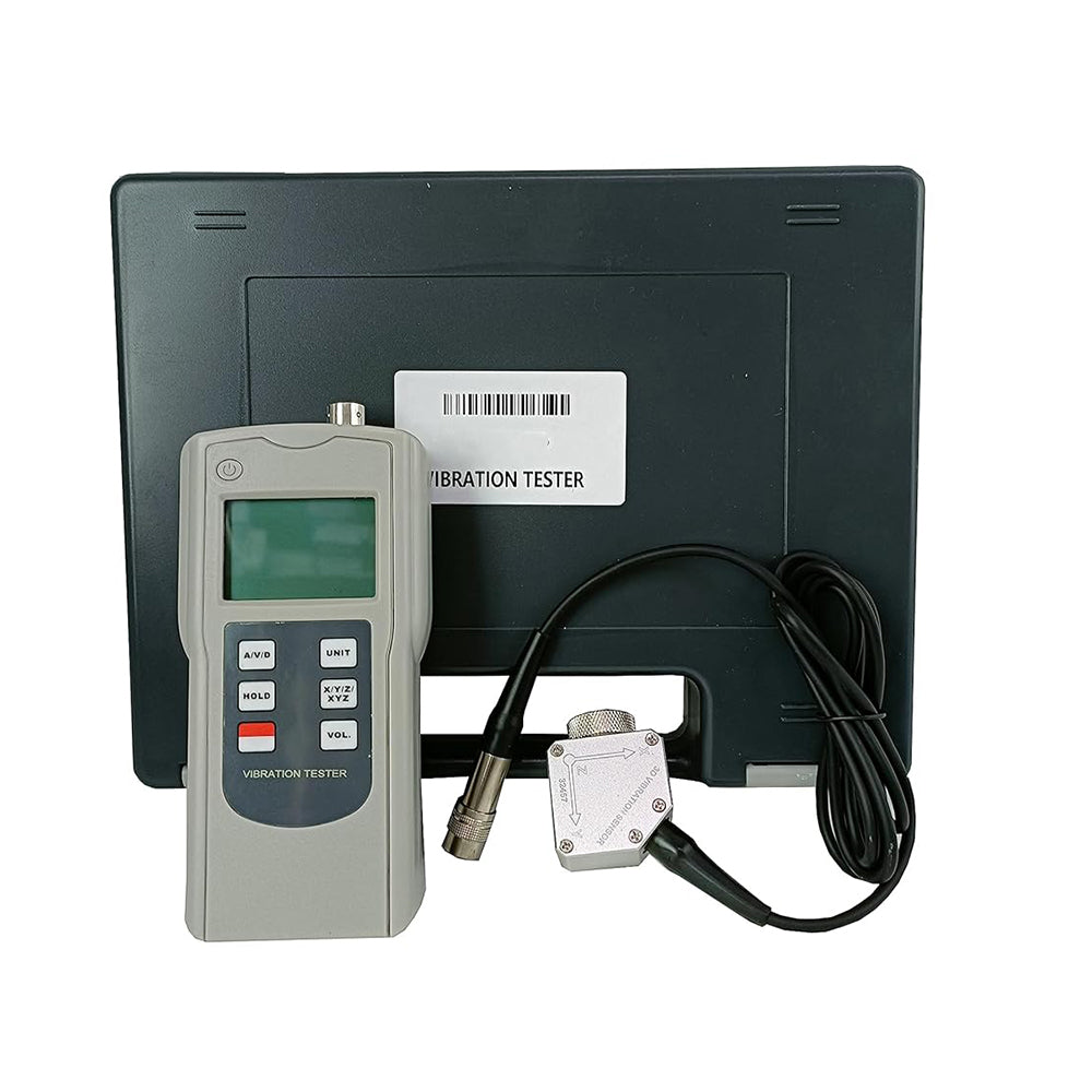 VTSYIQI Digital 3D Vibration Meter Tester Vibrometer Gauge with Displa