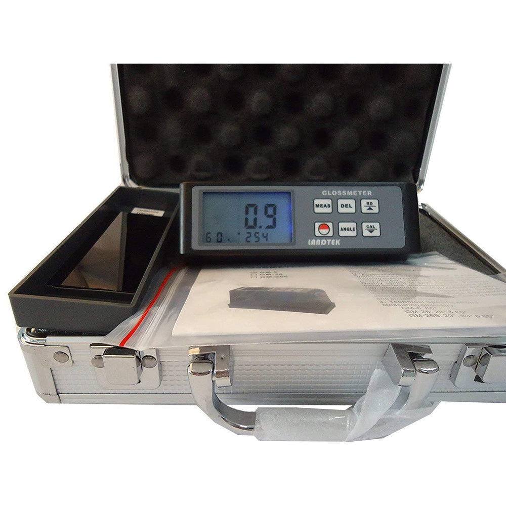 VTSYIQI Gloss meter glossmeter 60 Degrees 0 tio 200gu With USB Data Ca