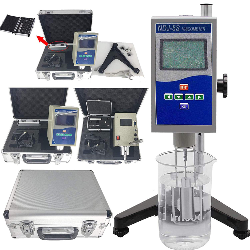 VTSYIQI Viscometer Digital Rotational Viscosity Meter Liquid Viscomete