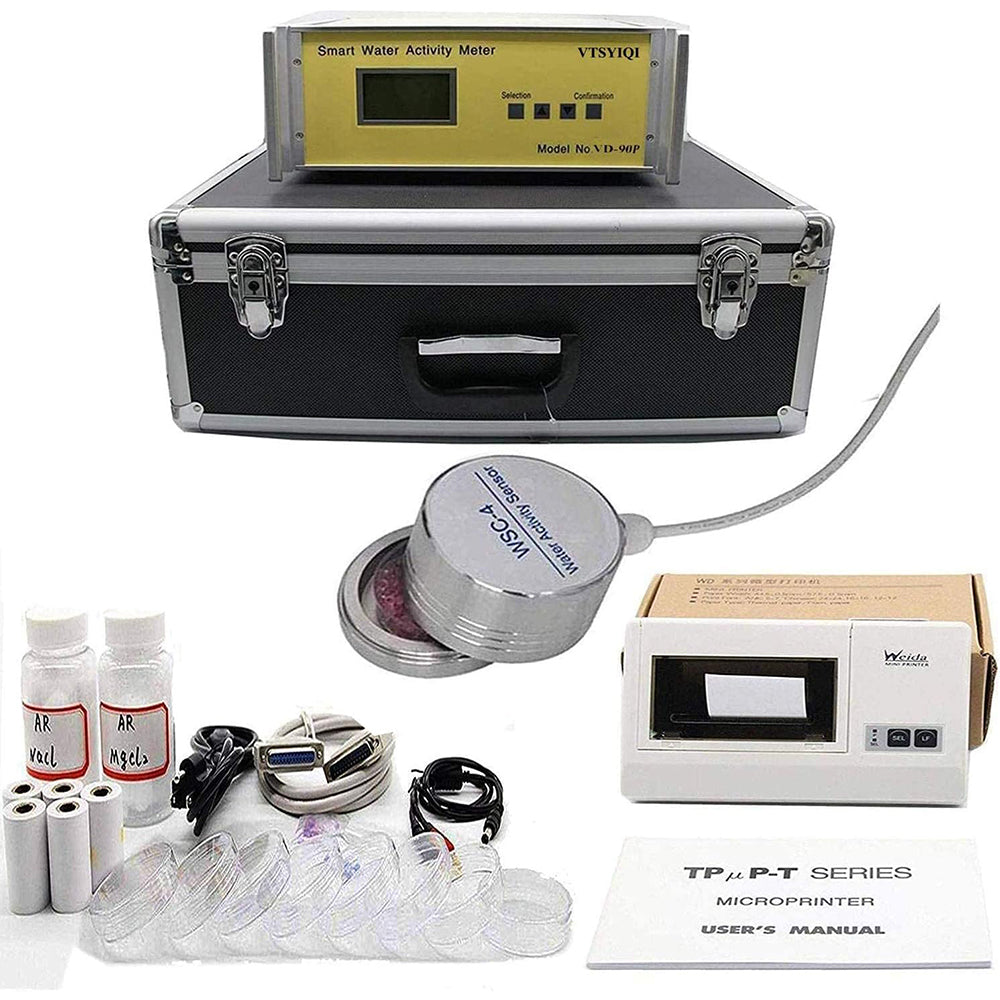 VTSYIQI Food Water Activity Meter Monitor with 0 to 0.980aw No Condens