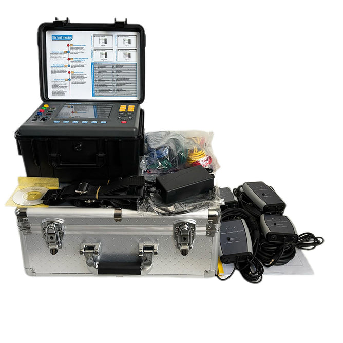 VTSYIQI Power Quality Analyzer Digital Energy Quality Analyzer 3 Phase