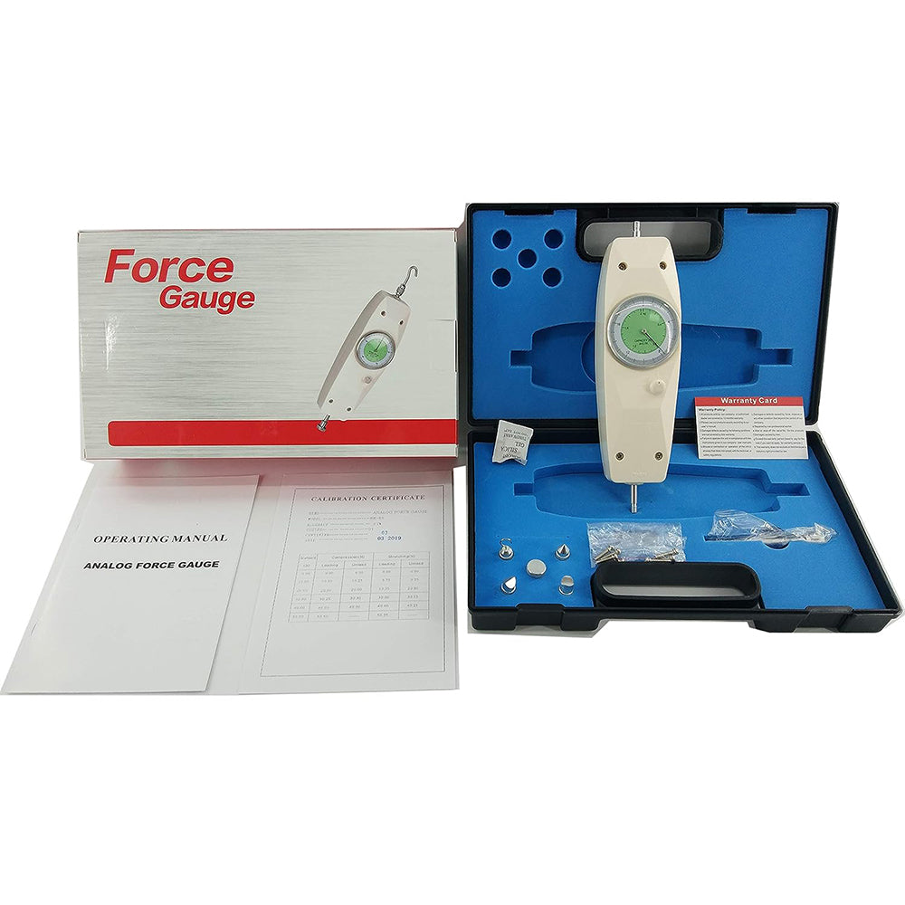 VTSYIQI Thrust Tester Push Pull Force Gauge Mechanical Analog Push Pul