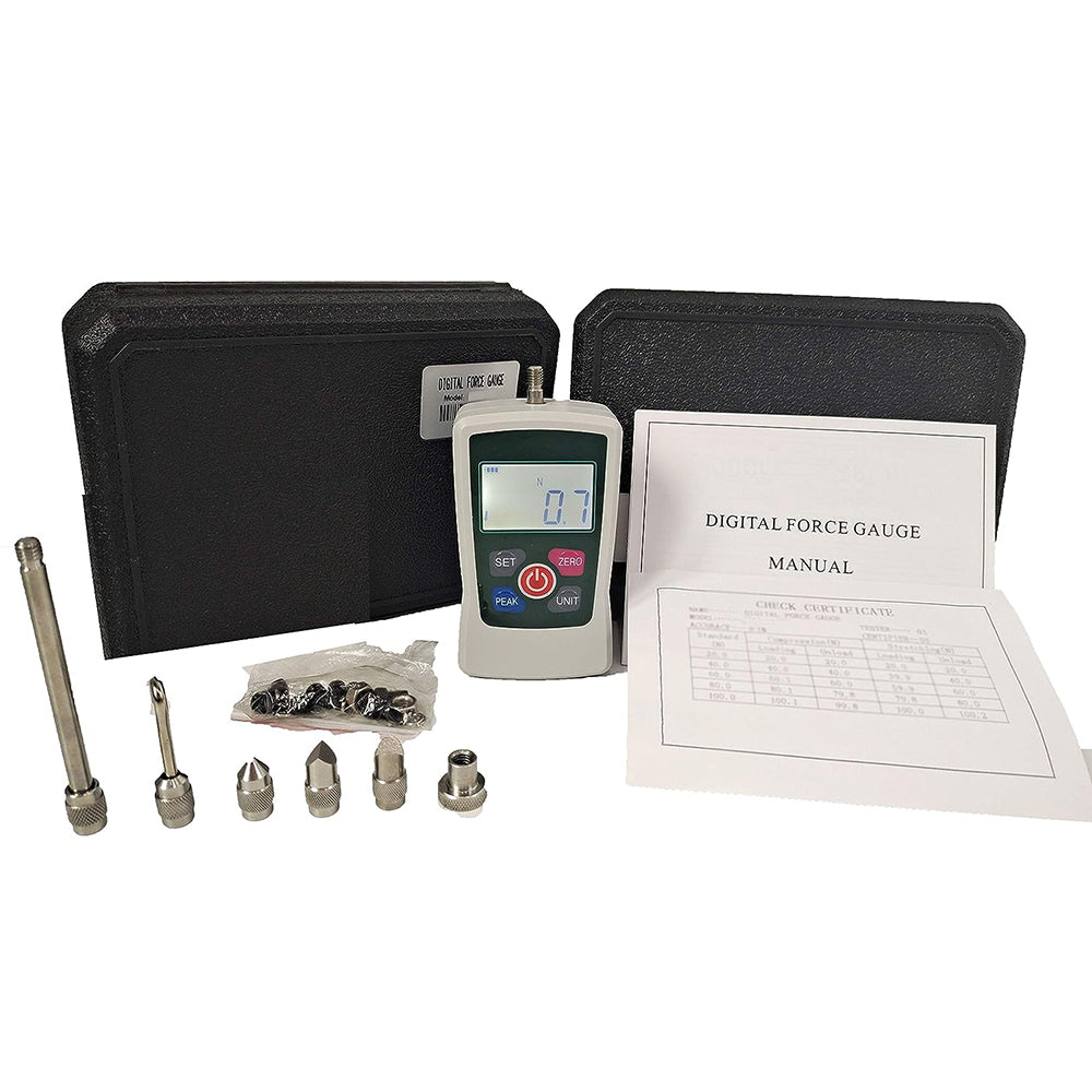 VTSYIQI Digital Force Gauge Push Pull Gauge Tester Dynamometer 10N For