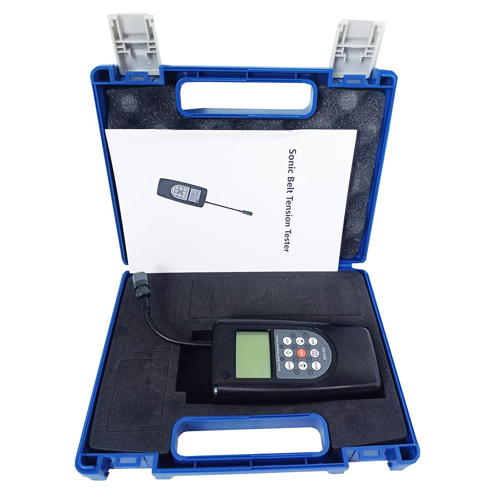 VTSYIQI Belt Tension Meter Tester Gauge Belt Tensiometer with Laser Se