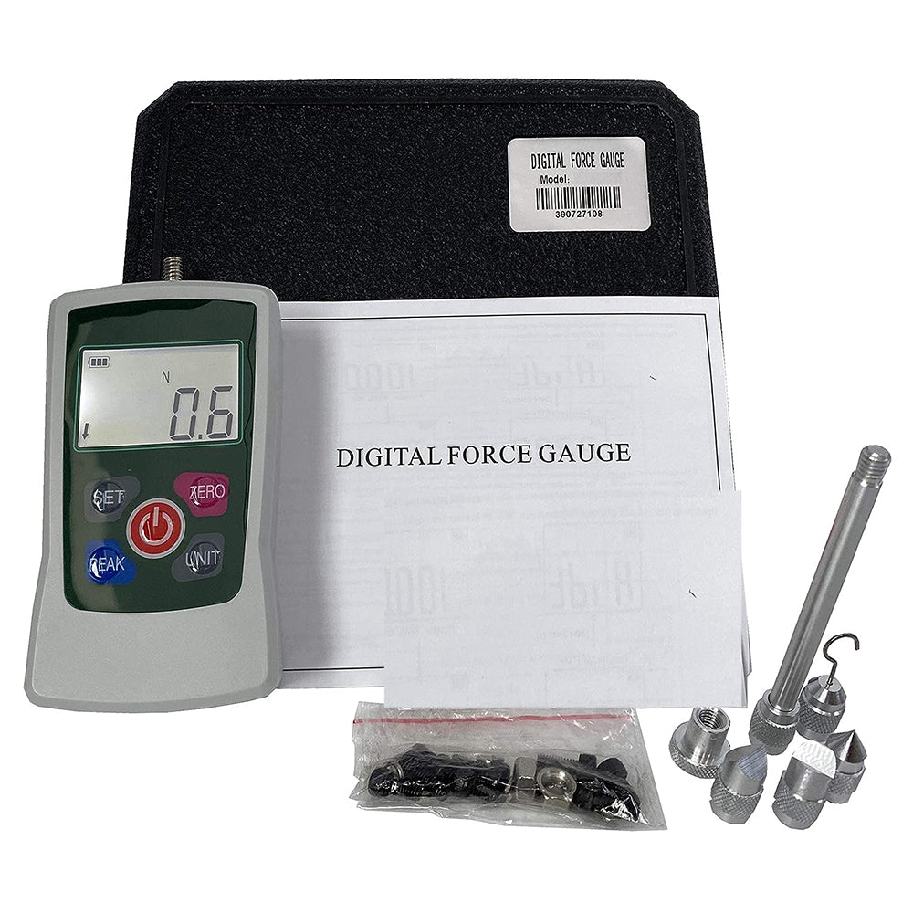 VTSYIQI Digital Force Gauge Push Pull Gauge Tester Dynamometer 10N Wit