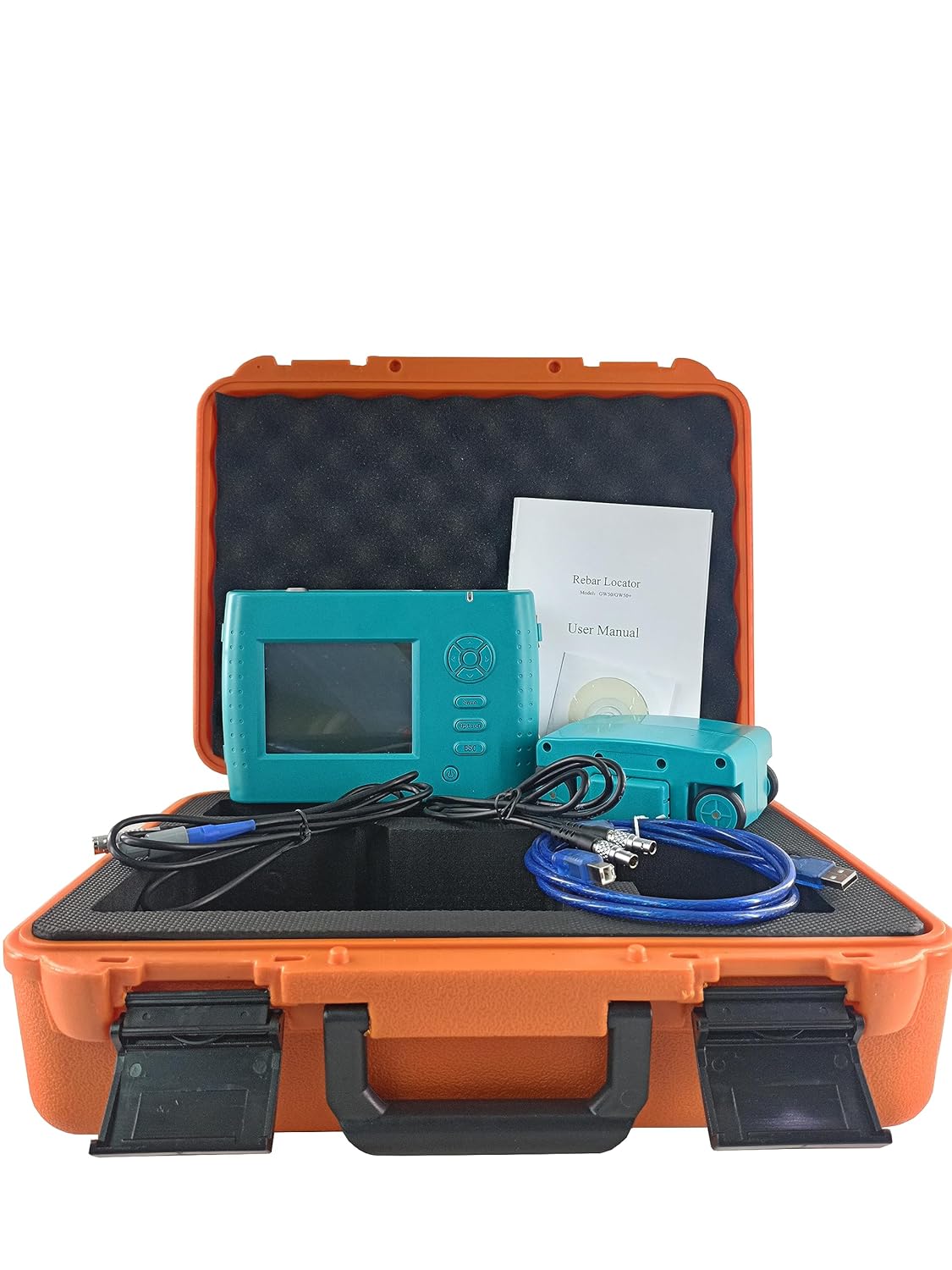 VTSYIQI Digital Rebar Locator Concrete Rebar Scanner rebar Locator Con