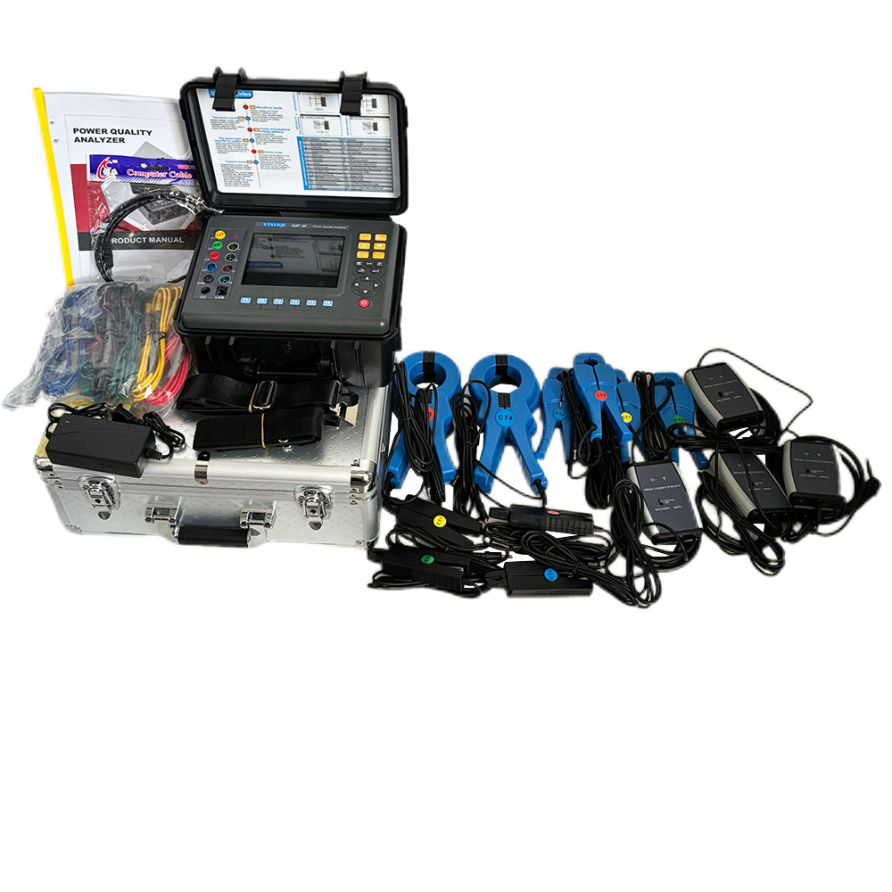 VTSYIQI Three Phase Energy Quality Analyzer Power Quality Logger Measu