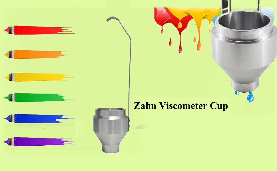 VTSYIQI Din 4 Viscosity Cup Viscosity Measuring Cup With Φ4±0.02mm 100