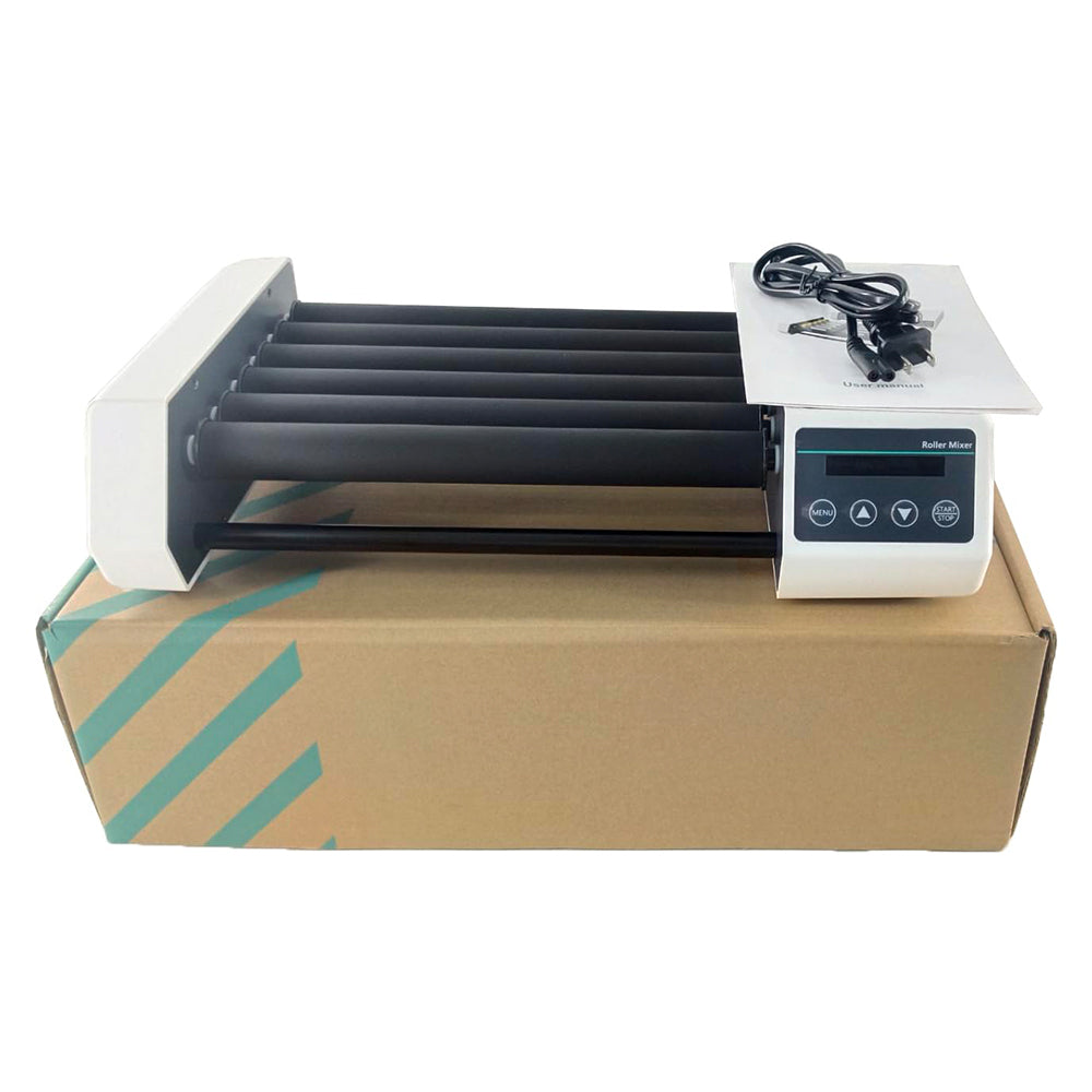 VTSYIQI Tube Roller Mixer Test Tube Rotator Mixer with Max Capacity 12