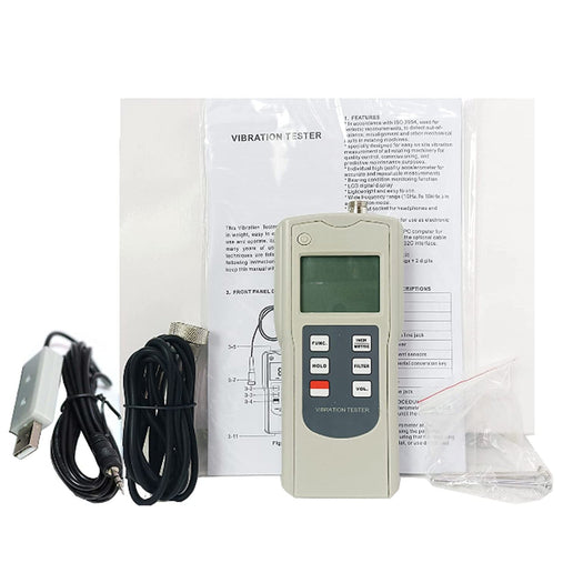 VTSYIQI Digital Vibration Meter Vibrometer Analyzer Datalogger with 3