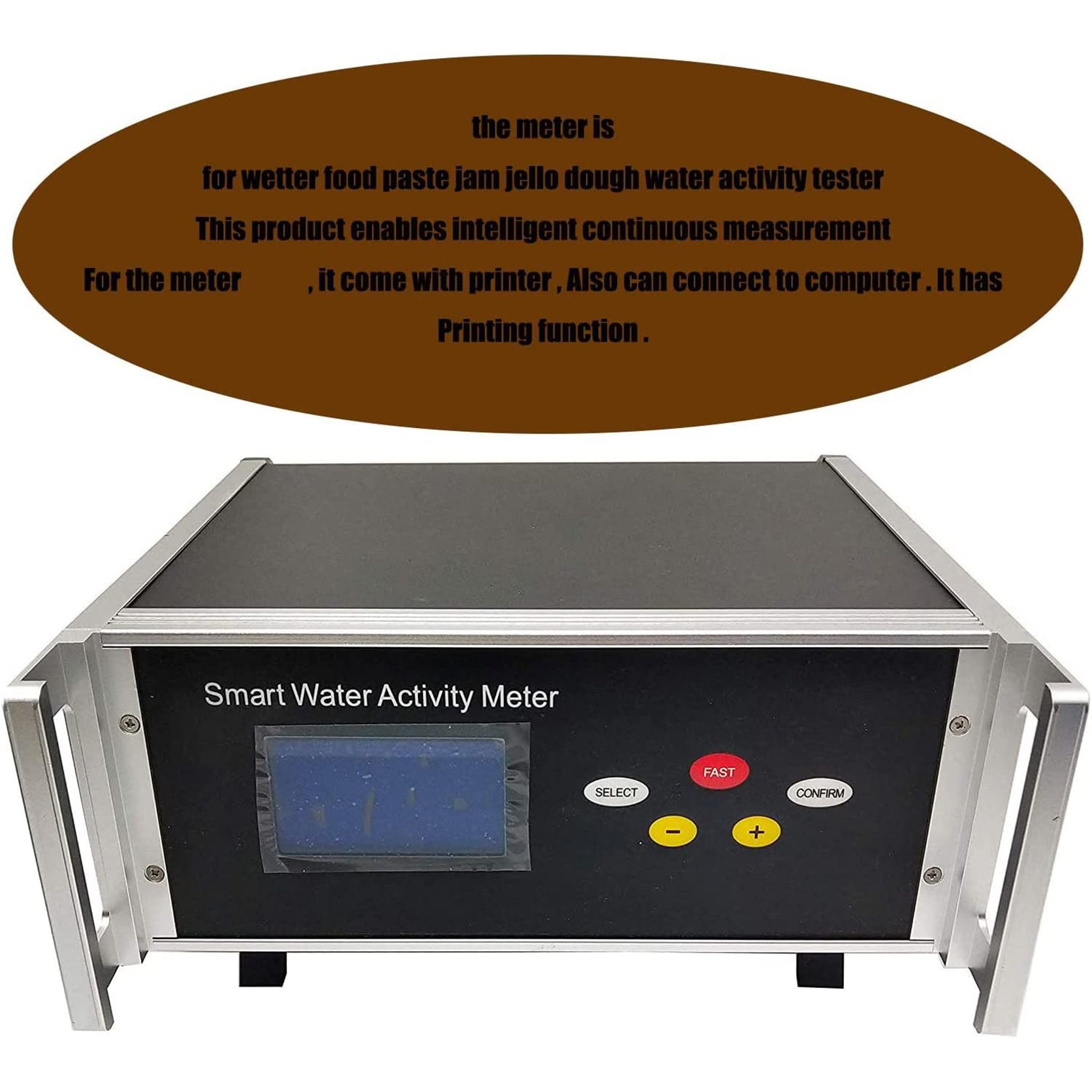 VTSYIQI Dough Water Activity Instrument With 1.000aw Real Time Printer