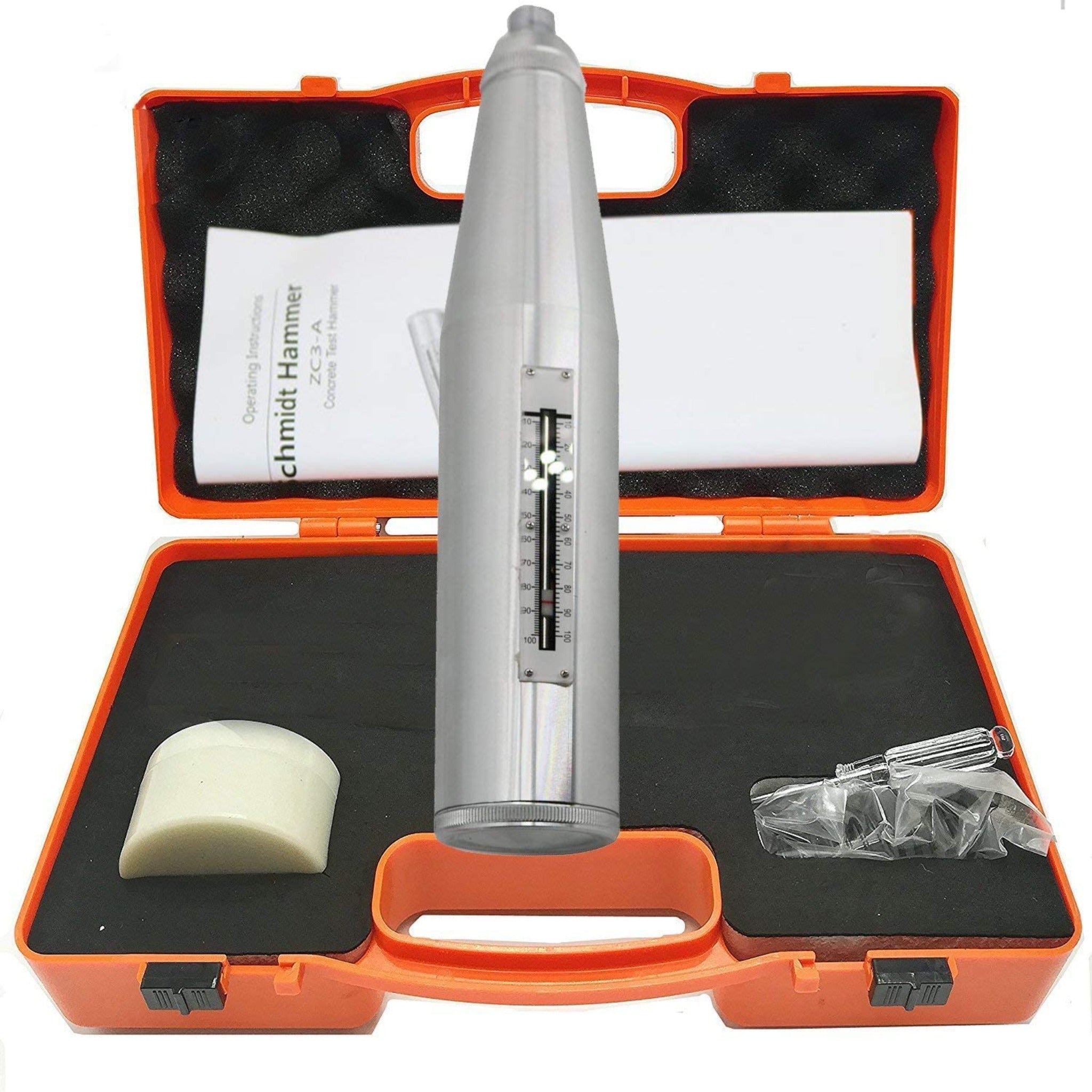 VTSYIQI Concrete Rebound Hammer Tester Resiliometer Hammer Test Meter